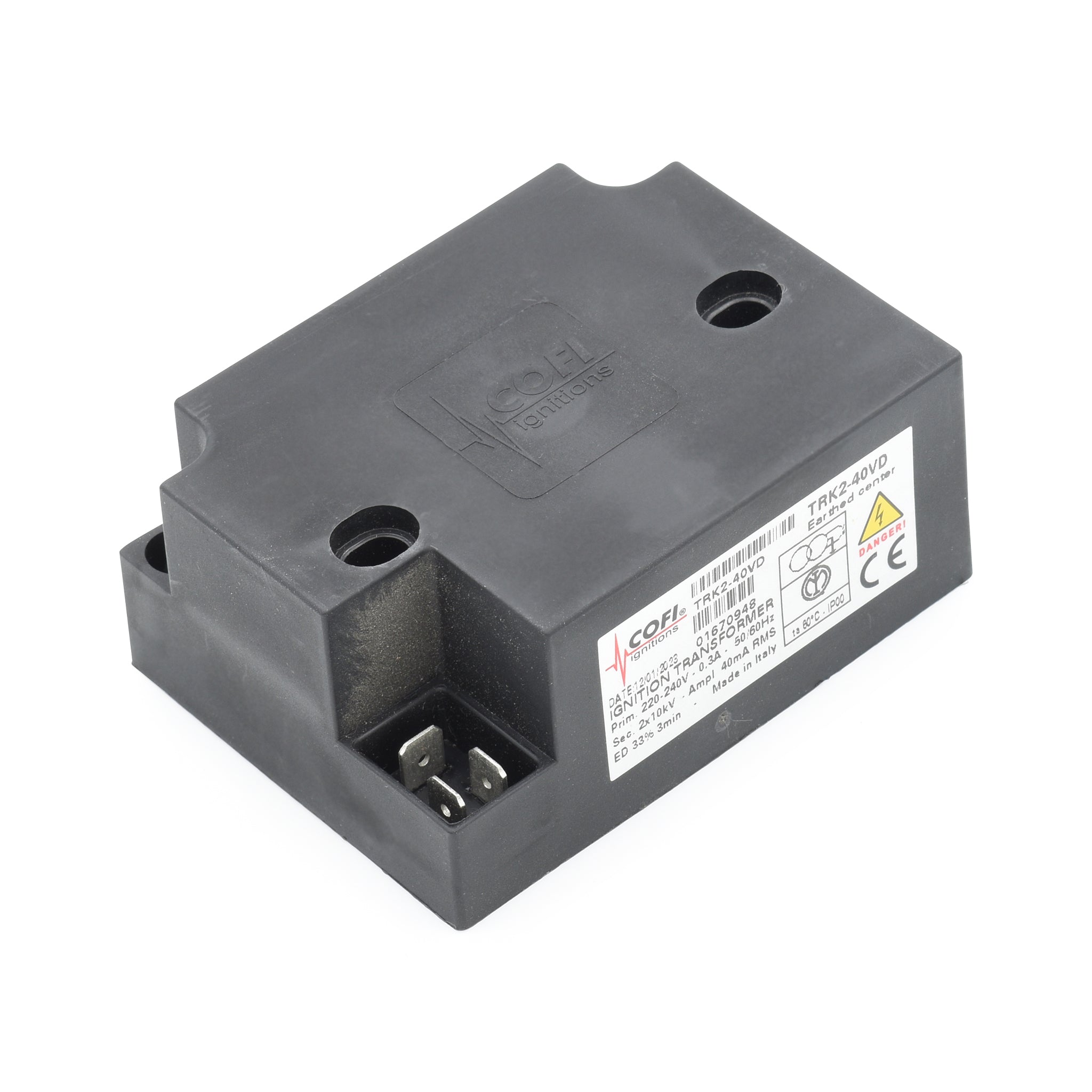 Cofi Electronic Ignition Transformer TRK2-40VD: 220-240V, 2x10kV ...